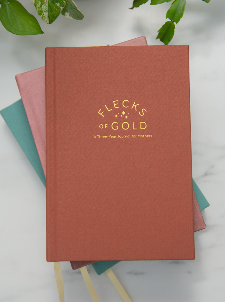 Flecks of Gold Journal | Motherhood Journal | 3 in 30 Podcast